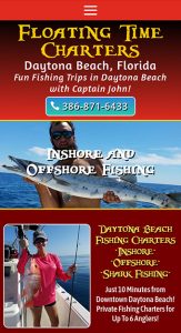 Website Design for Fishing Charters by Surfing Gator